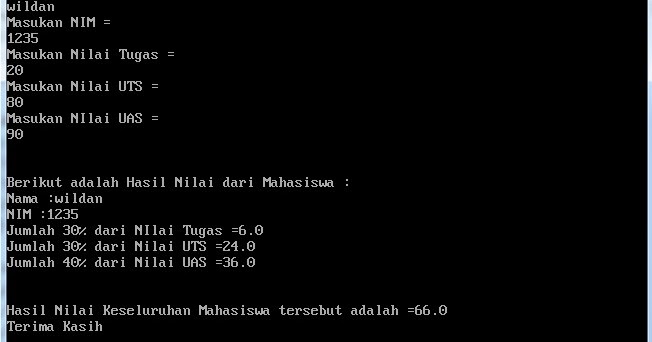 Contoh Program Penilaian Menggunakan Pascal - Panduanilkom