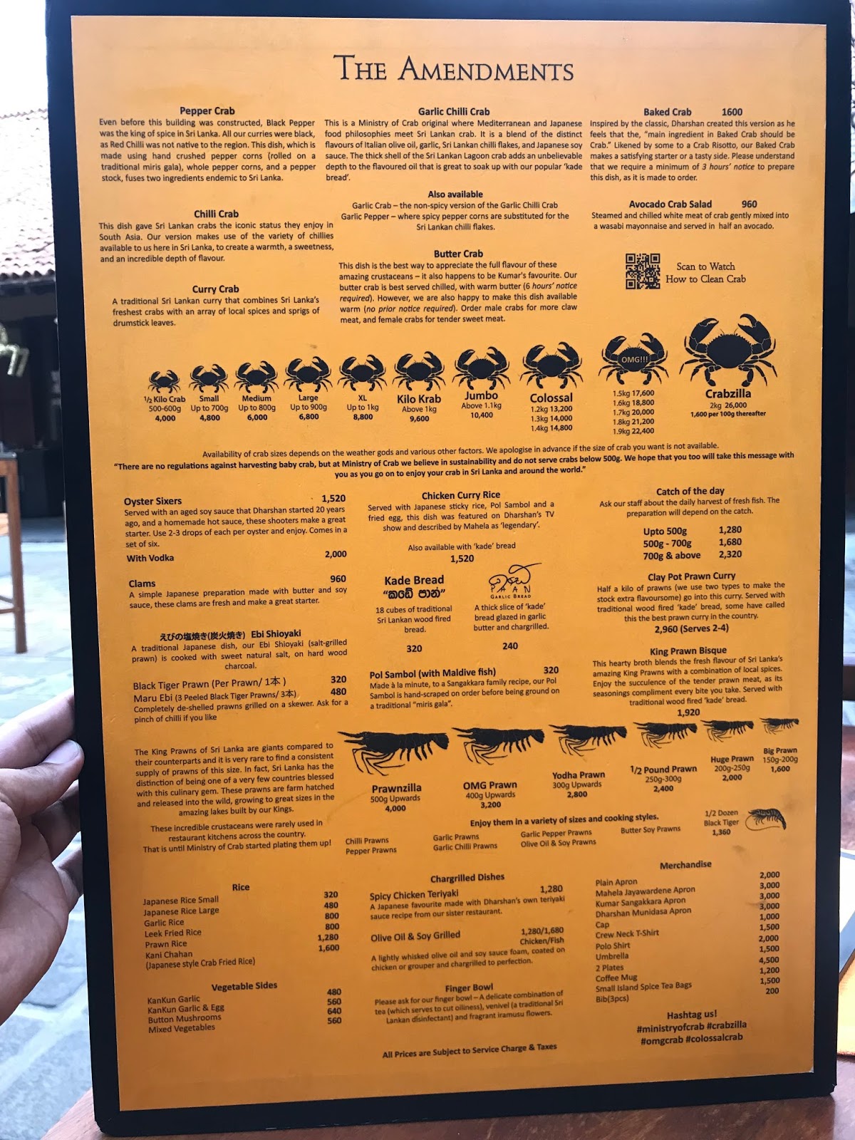 Must-Try Restaurants in Colombo : Ministry of Crabs - Escape Manila