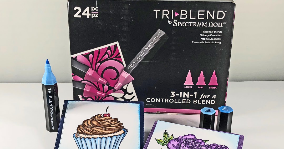 She's a Color Queen!: Introducing Spectrum Noir TRI-BLEND markers!!