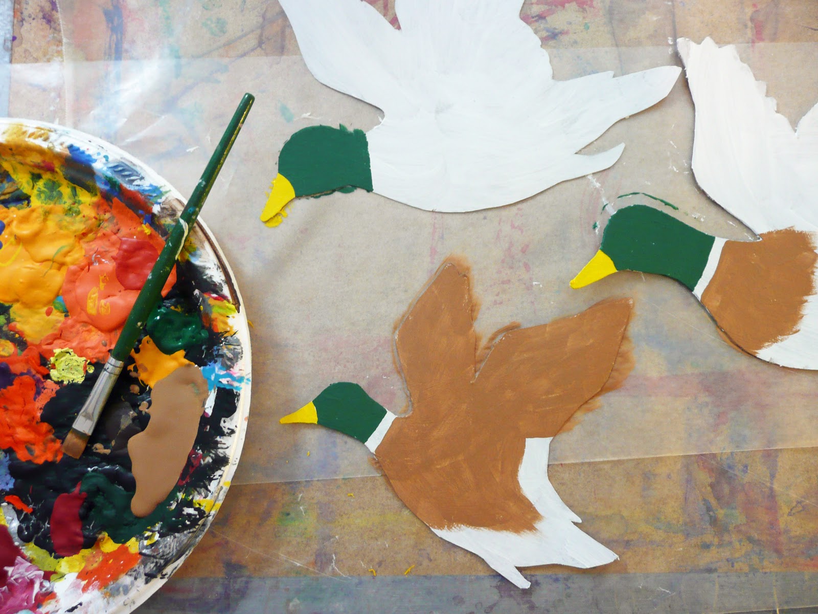 that artist woman: Migrating Ducks Art Project and Giveaway Results