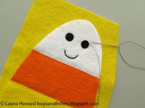 Bugs and Fishes by Lupin: How To: Felt Candy Corn Plush