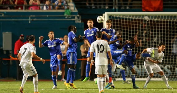 Cristiano Ronaldo scores fantastic free-kick vs Chelsea, celebrates ...