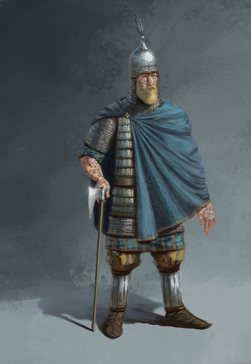 Líníocht Blog - blog of J G O'Donoghue: Varangian Guard Illustration