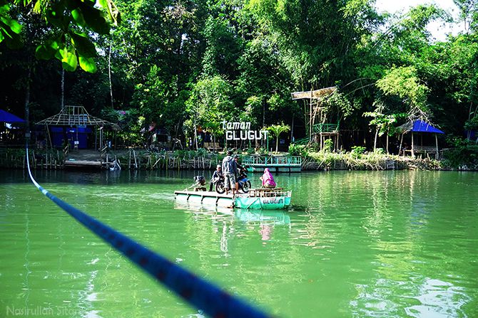Taman Glugut Bantul, Destinasi Wisata Kebun Bambu di Tepian Sungai Opak ...
