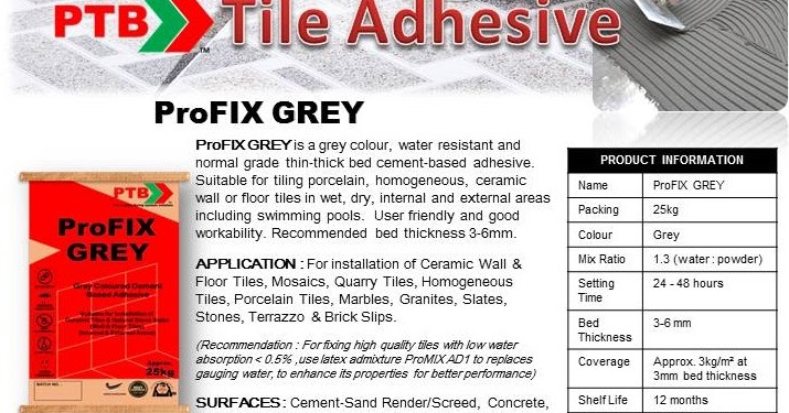 Pembekal Simen Murah Dengan Harga Borong: Simen Gam @ Simen Jubin (Tile ...