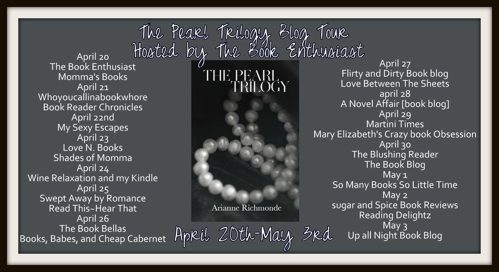 Sugar and Spice Book Reviews: The Pearl Trilogy by Arianne Richmonde ...