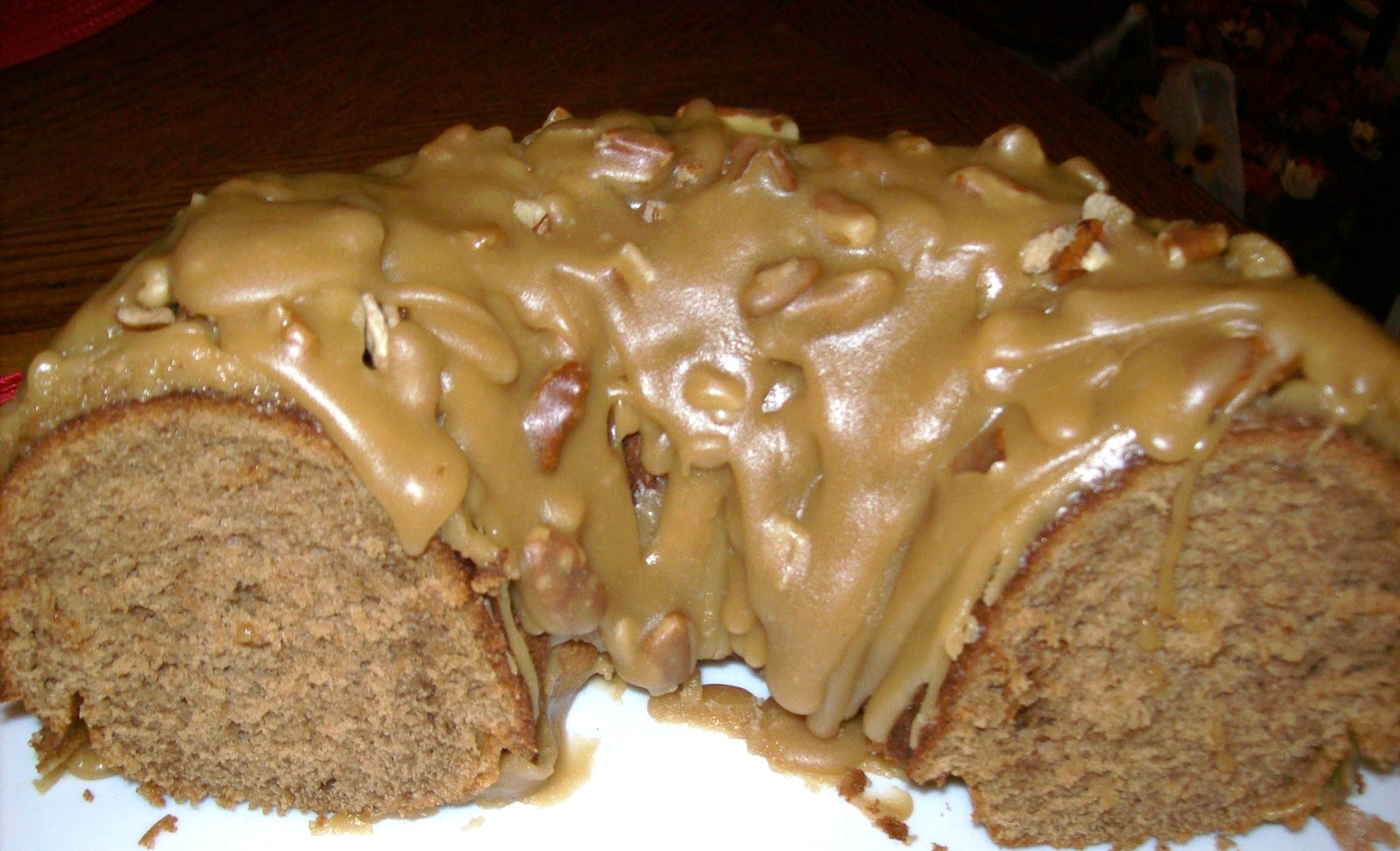 Cajun Delights: Cajun Spice Cake w/ Praline Icing