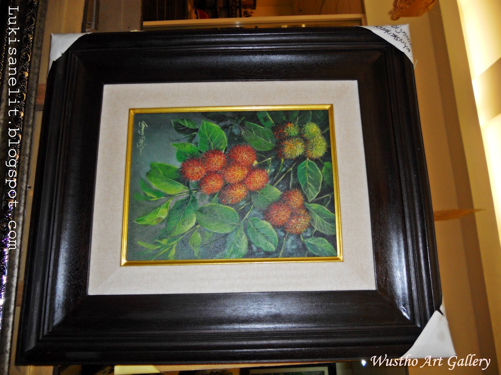 Wustho Art Gallery: LUKISAN BUAH RAMBUTAN
