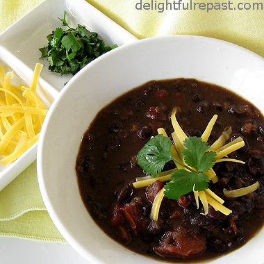Delightful Repast: Black Bean Soup - Made with Dried Beans - And Muir ...