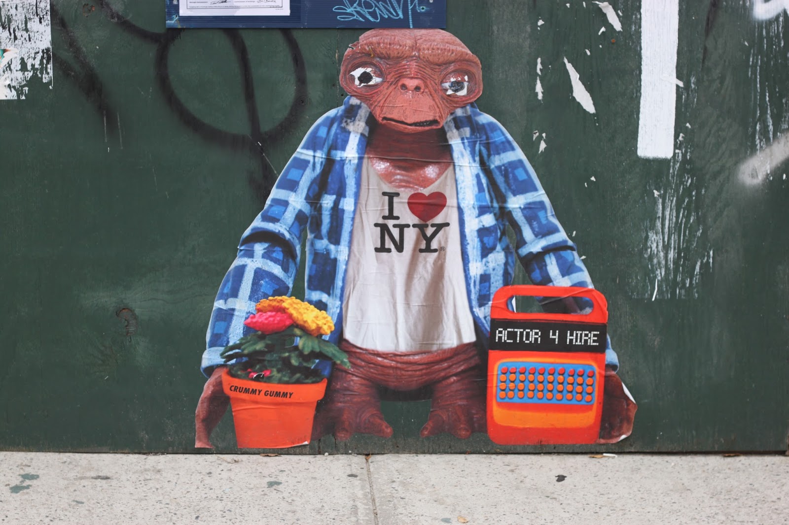 D'une pomme à l'autre - NYC: Point street art du debut Decembre