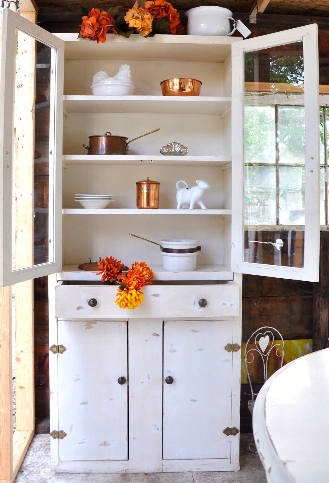 Rustique Restoration: Antique Primitive Hutch