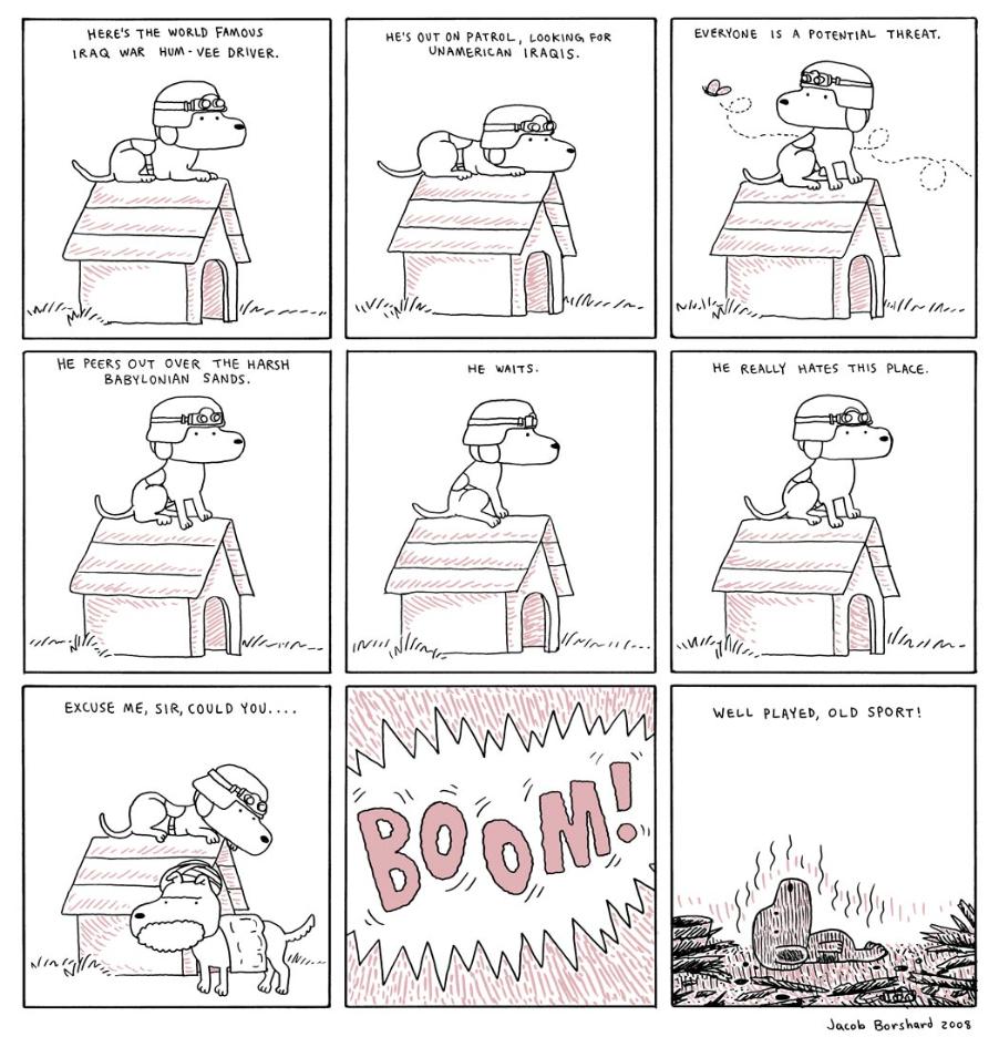 Popped Culture: Snoopy: The World Famous Iraq War Humvee Driver