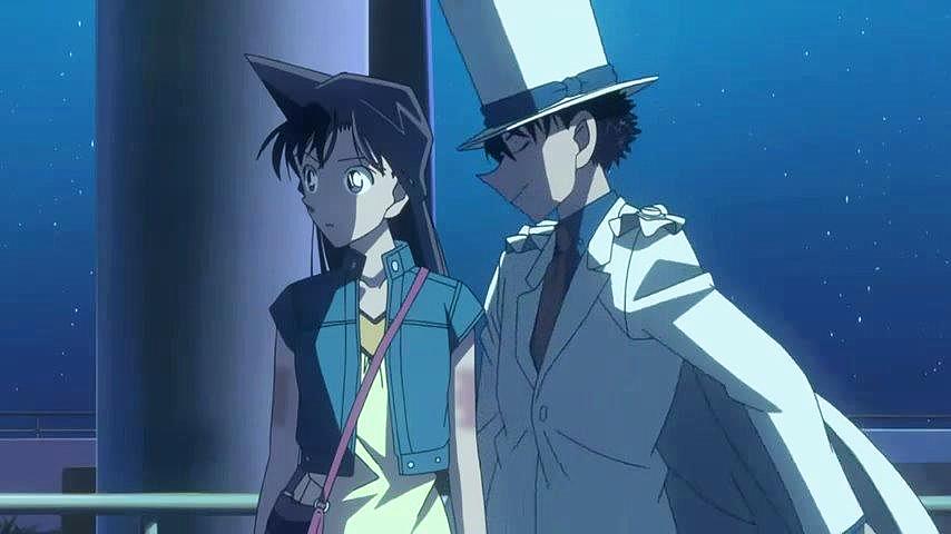 Detective Conan: Ran y Kaito Kid.