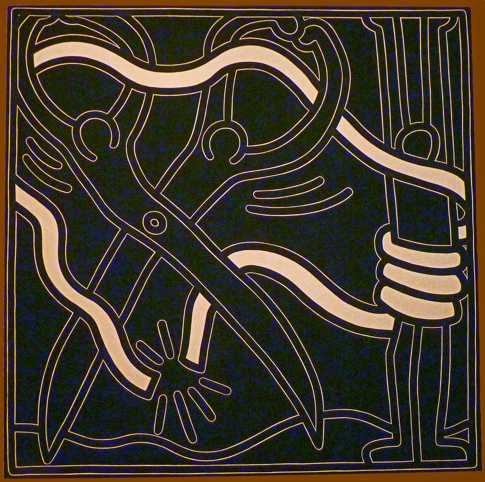 The Blue Elephant: Some Images from the Keith Haring Exhibit at the ...