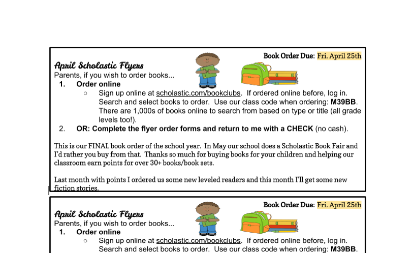 Miss Kate's Desk: Scholastic Book Order Tips