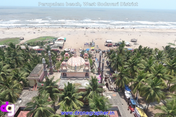 Drone Grapher: Perupalem Beach, West Godavari District - drone Photos ...