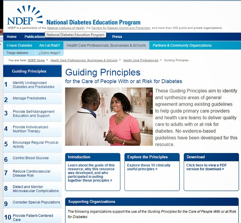 Guía de Principios para el cuidado de la persona con diabetes o con ...