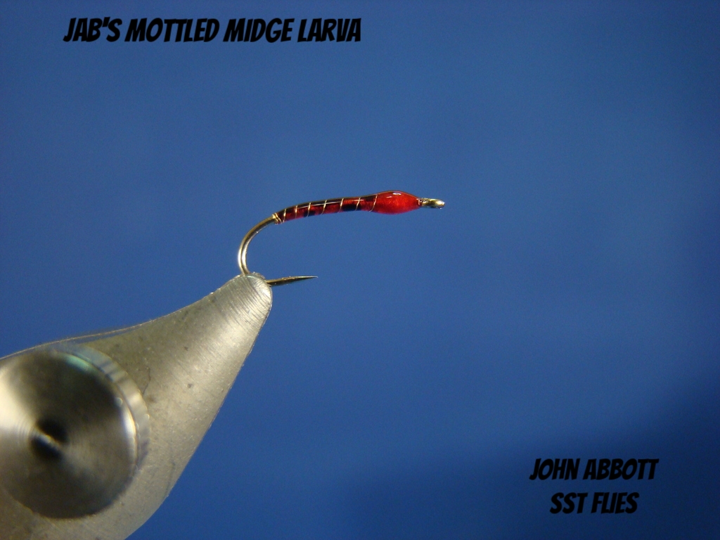 SST Flies: Salmon Steelhead and Trout Fly Tying: JAB's Mottled Midge Larva