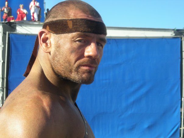 The Gladiatorial Blog: Aussie bodybuilder Guy Grundy as a gladiator on Deadliest Warrior