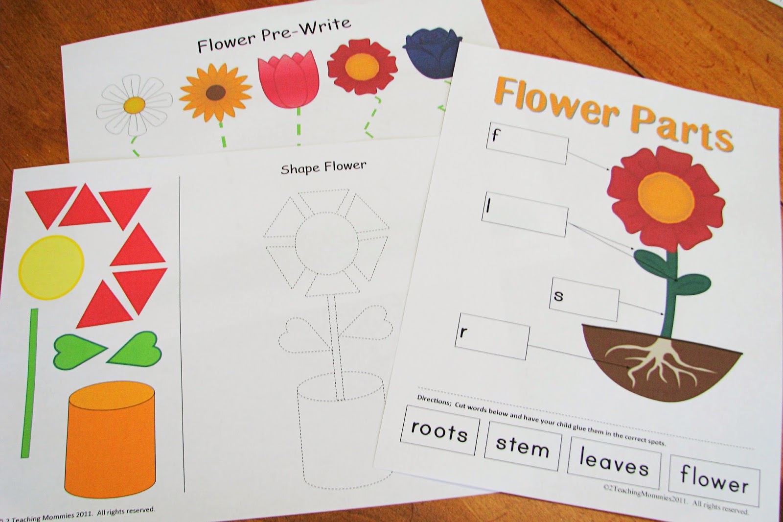 Mommy's Little Helper: Flower Preschool Theme