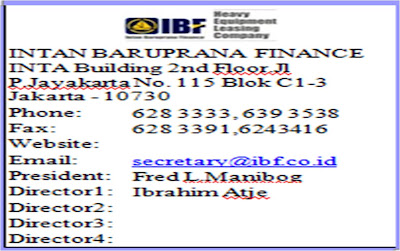 PT. INTAN BARUPRANA FINANCE, Fred Lopez Manibog Targetkan Pembiayaan ...