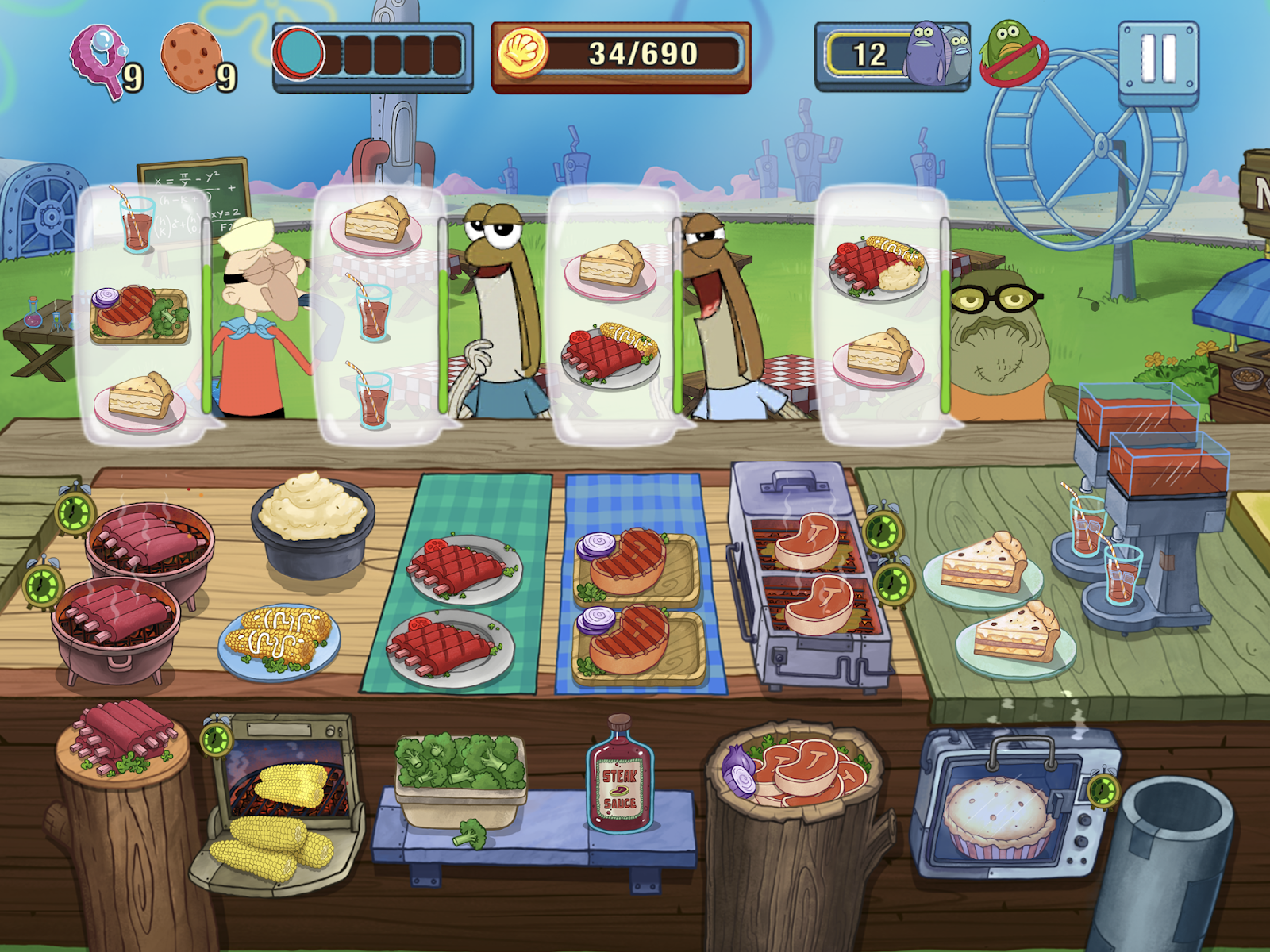 NickALive!: Compete to Become Krusty Krab Grill Master in 'SpongeBob ...