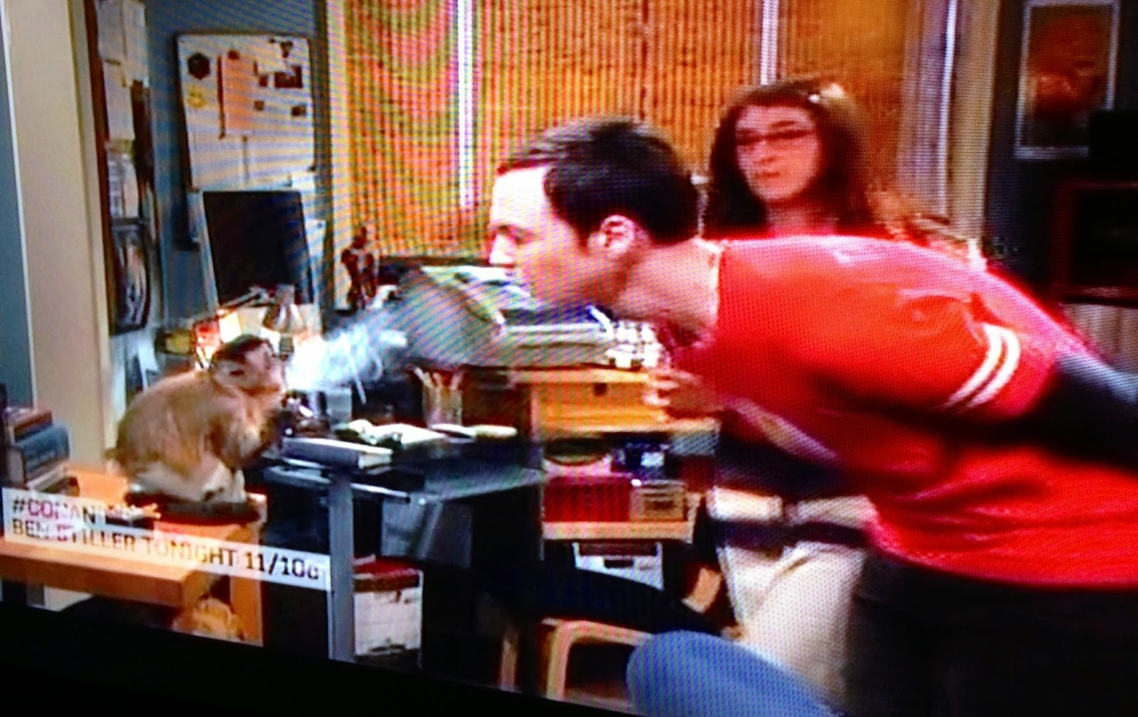 Romancing The Smoke: RTS NicNews: Sheldon with Amy's "Smoking" Capuchin ...