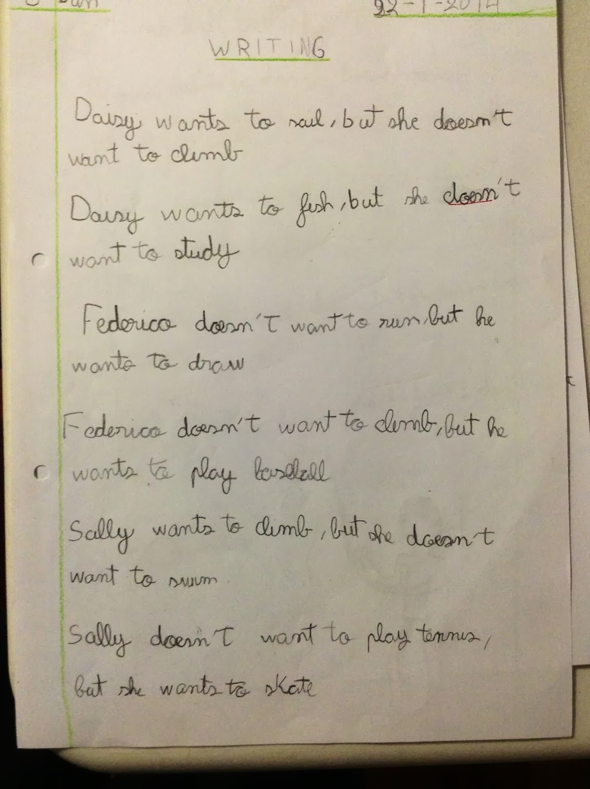 Primary English: Writing