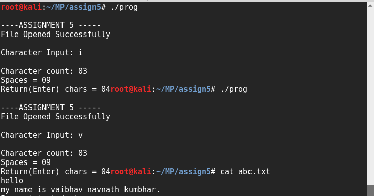 ASM Program to find number of Spaces, Newline and Occurrence of ...