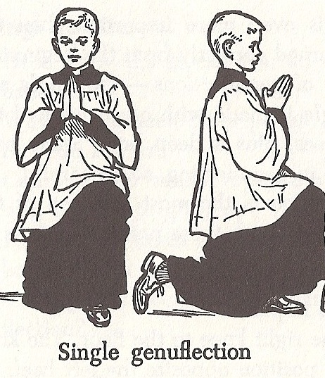 ¿Porqué hacemos la genuflexión?