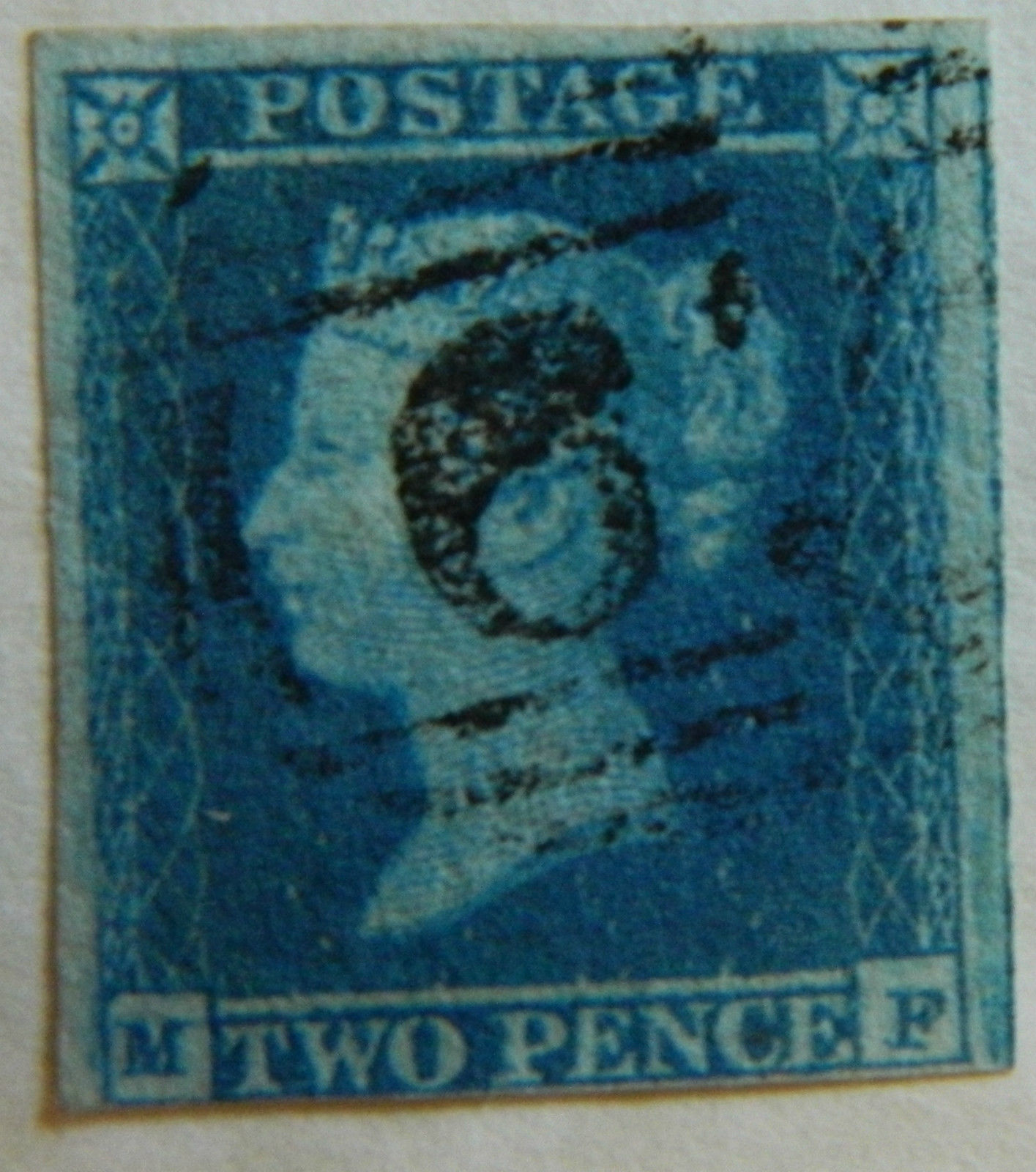Stamp Valuing: Two Penny Blue