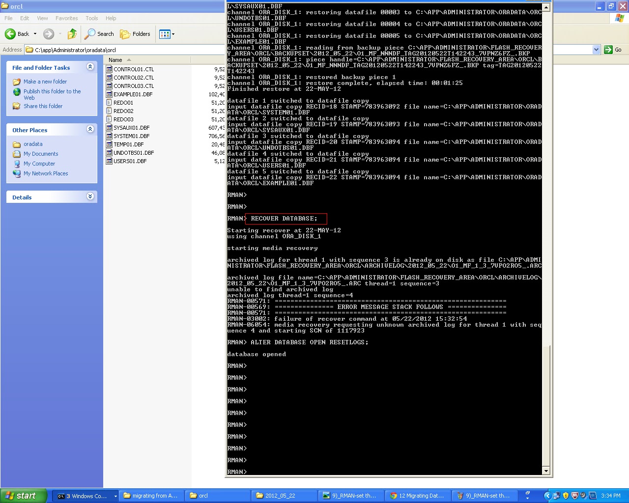 Saugat Chatterjee's Oracle DBA blogs