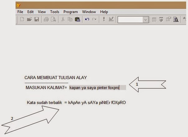 CARA MEMBUAT TULISAN ALAY