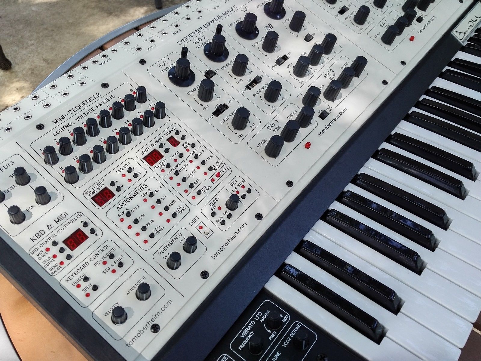 MATRIXSYNTH: Tom Oberheim TVS PRO Two-Voice Synthesizer Analog Synth ...