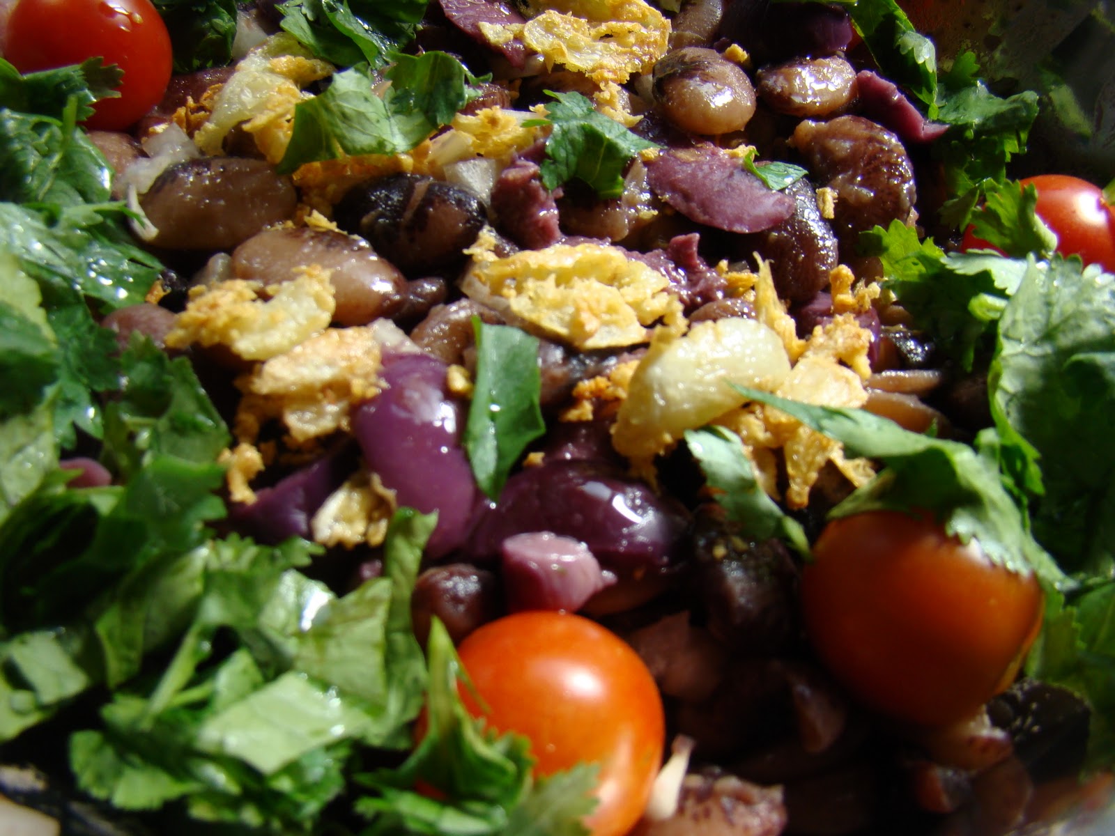 Cozinhando de Mãos Dadas: Salada de Feijão-Fava Rajado