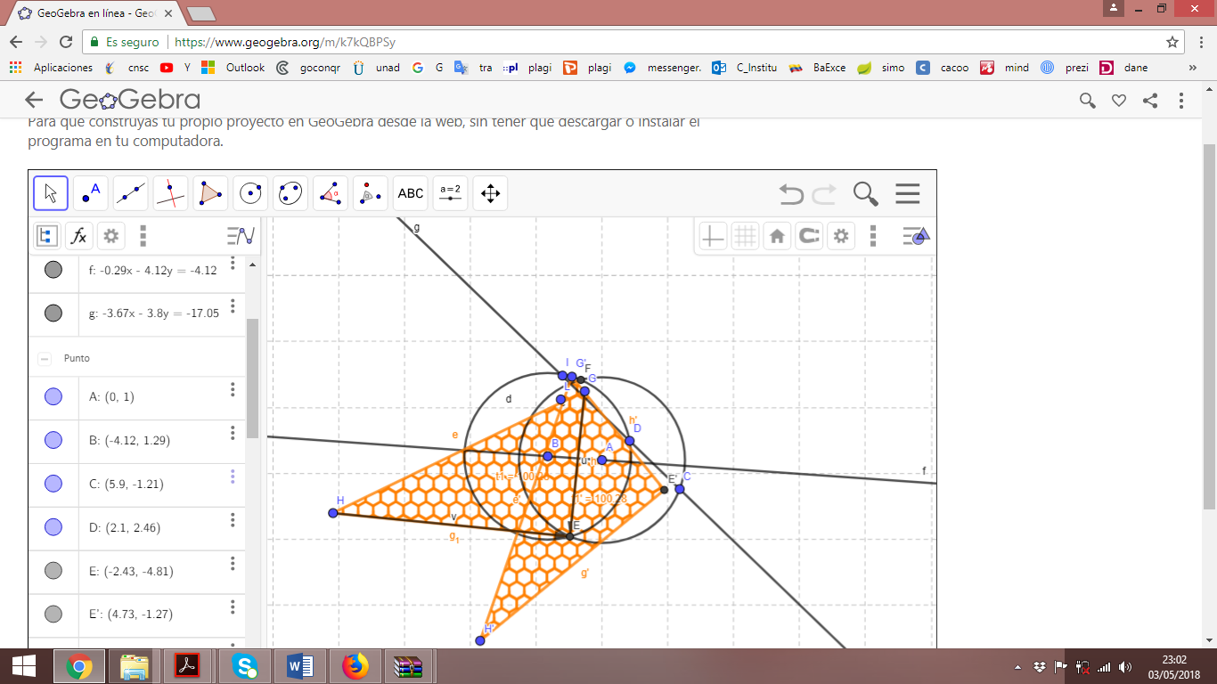 MatematiCavilando: Actividades diseñadas con Geogebra Avanzado
