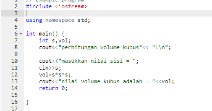 PROGRAM PERHITUNGAN SEDERHANA C++