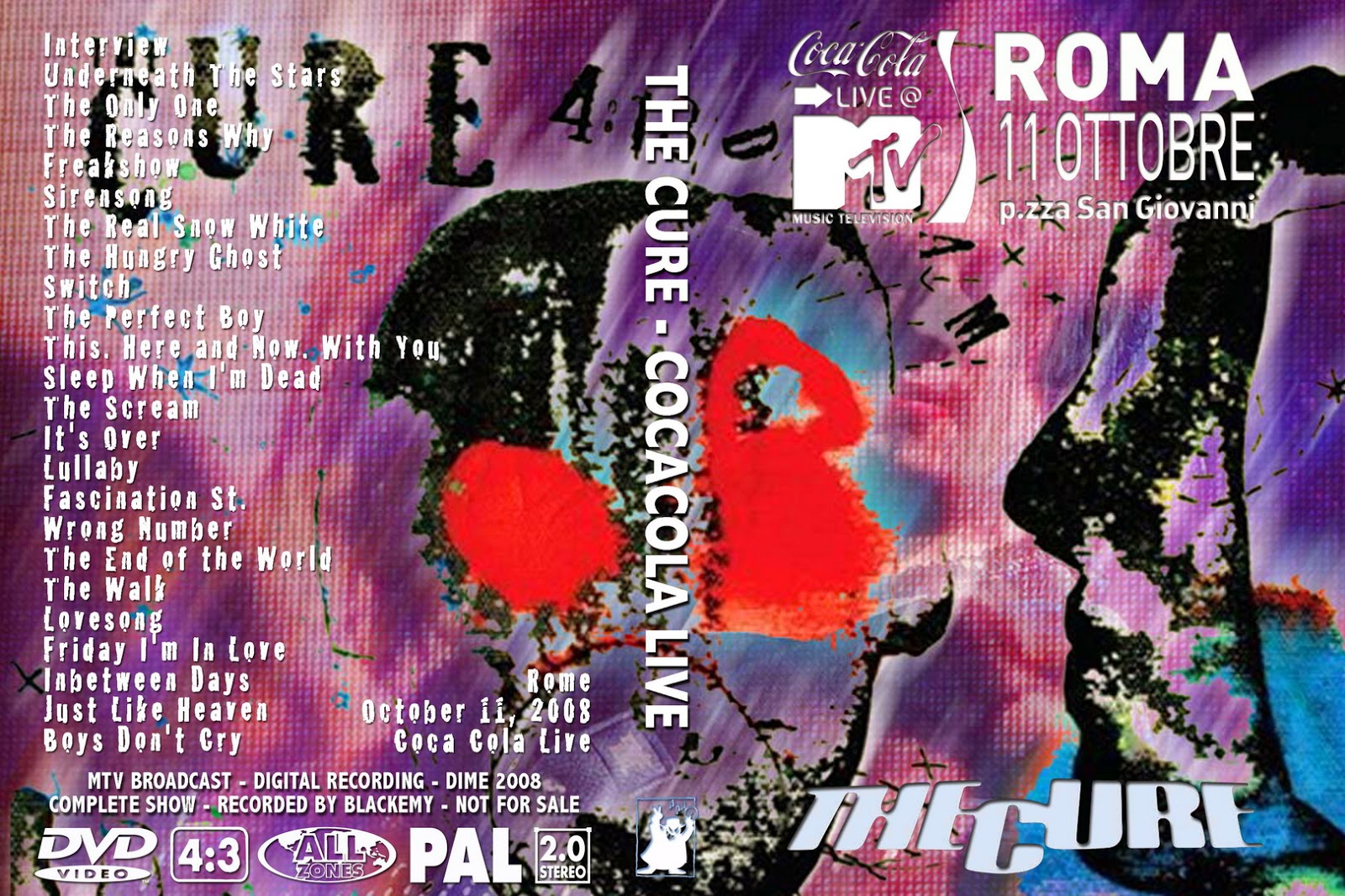 T.U.B.E.: The Cure - 2008-10-11 - Rome, IT (DVDfull pro-shot)