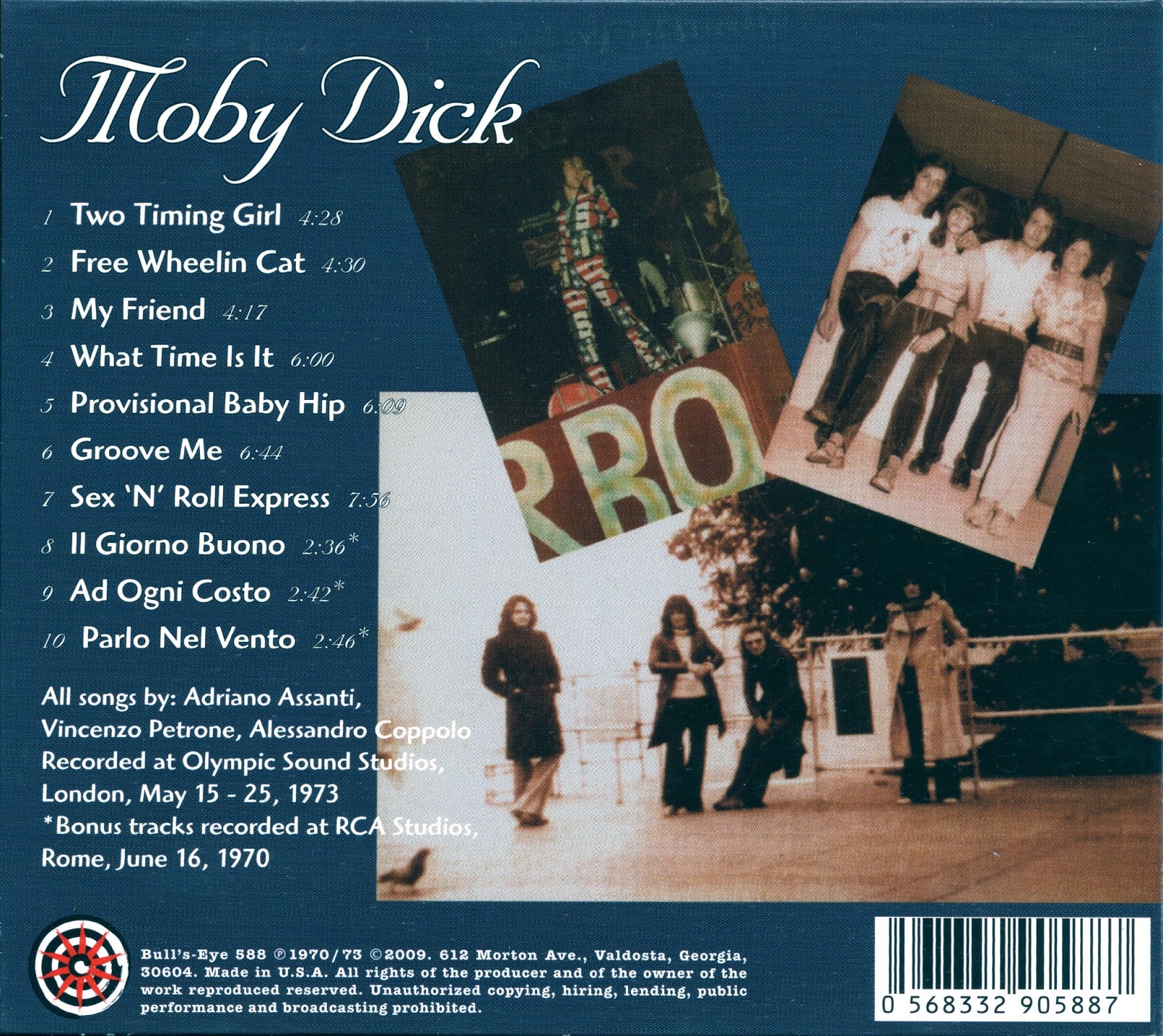 Moby Dick - Moby Dick (1973 brilliant italian hard/classic rock, 2009 ...