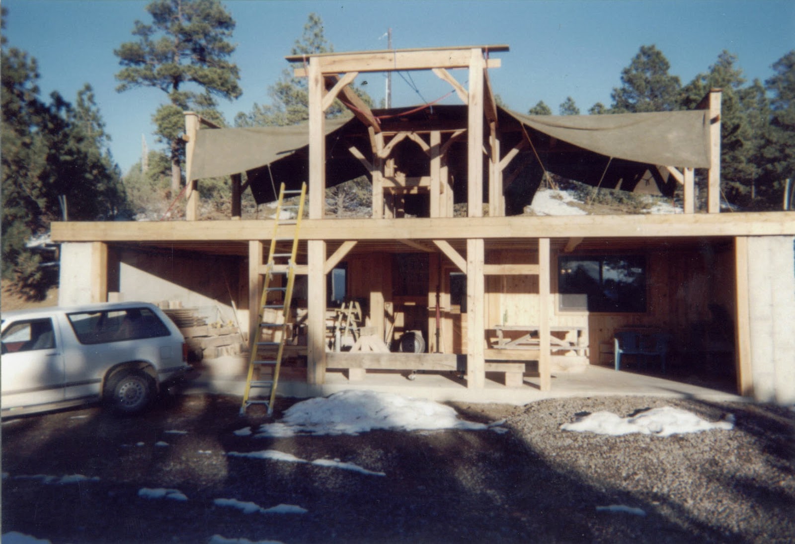 Michael's Timber Framing: Chapter 11 - First Floor Framing - Phase I