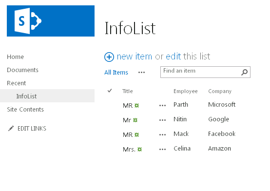 Sharepoint Expertise Angular Js Rest Api Getting List Data In Sharepoint 2013 0484