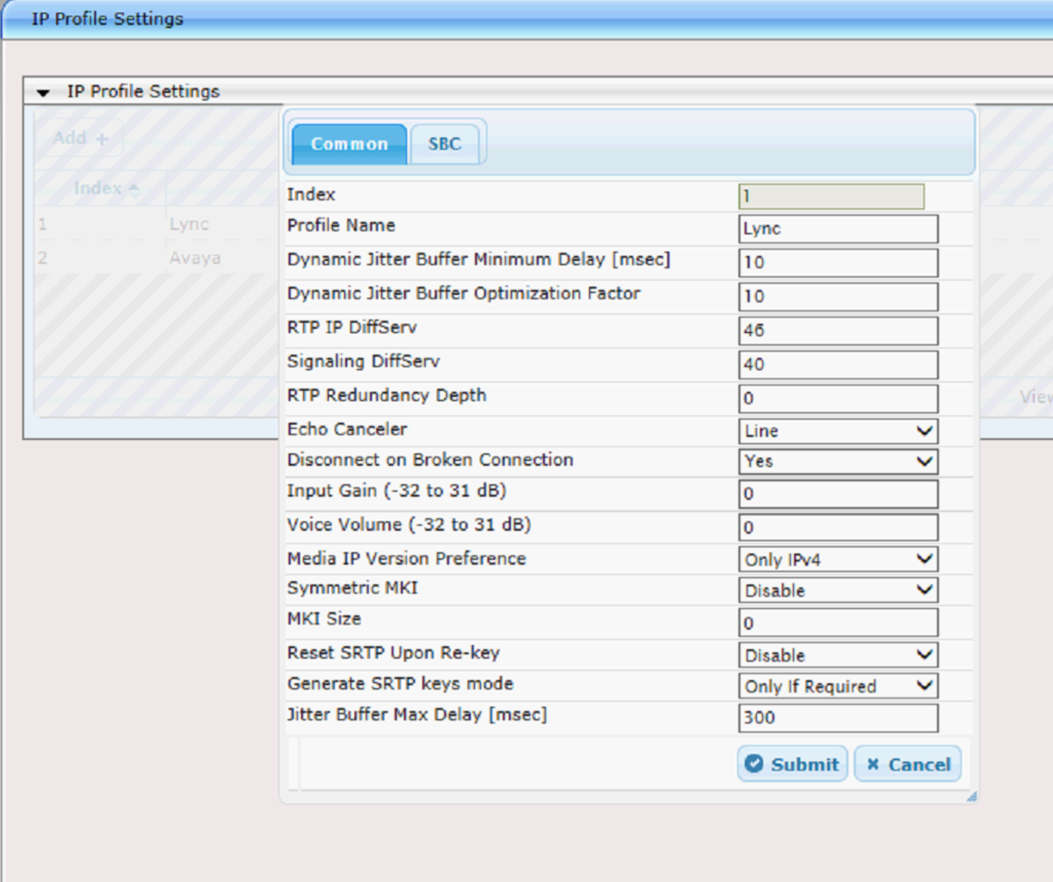 ucomsGeek: AudioCodes Configuration Logic