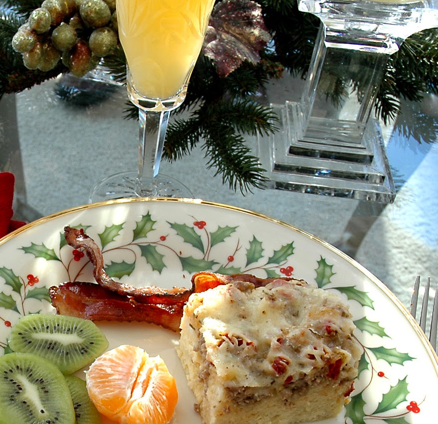 Savoring Time in the Kitchen: Savory Breakfast Strata - A Holiday Tradition