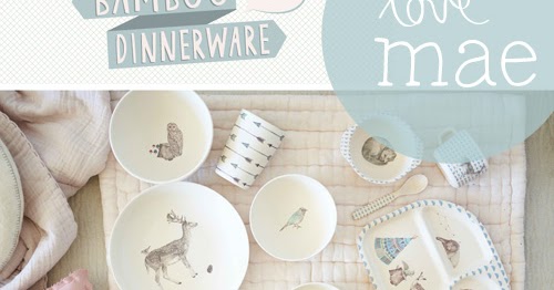 My Owl Barn: Love Mae Bamboo Dinnerware Collection