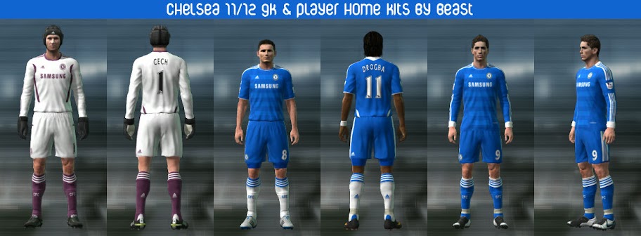 nahot go blog: Chelsea 11/12 Home & GK Home Kits by BeasT