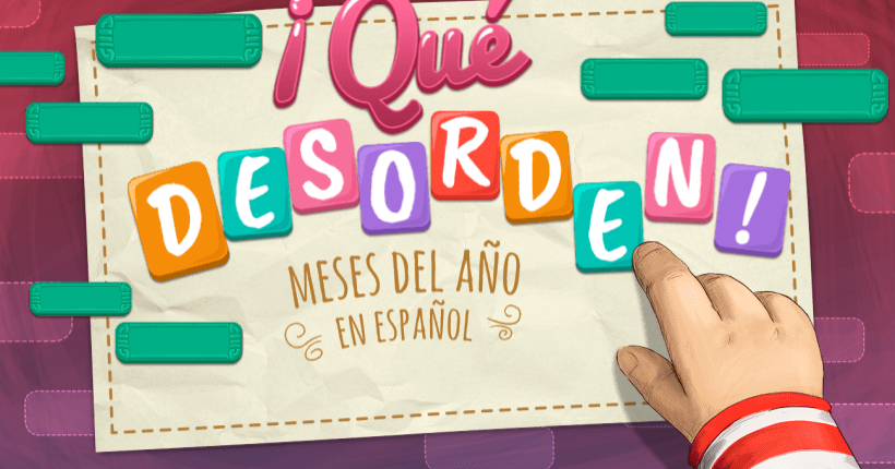 EL ARCO IRIS DE MI COLE: ORDENA LOS MESES DEL AÑO JUEGO INTERACTIVO