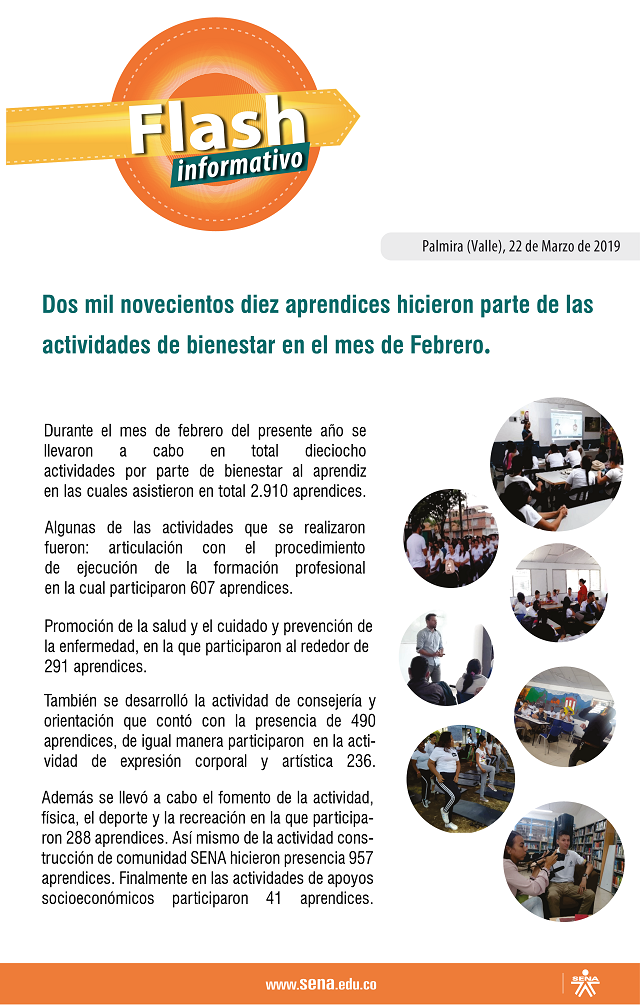 SENA Centro de Biotecnología Industrial Palmira: FLASH INFORMATIVO ...