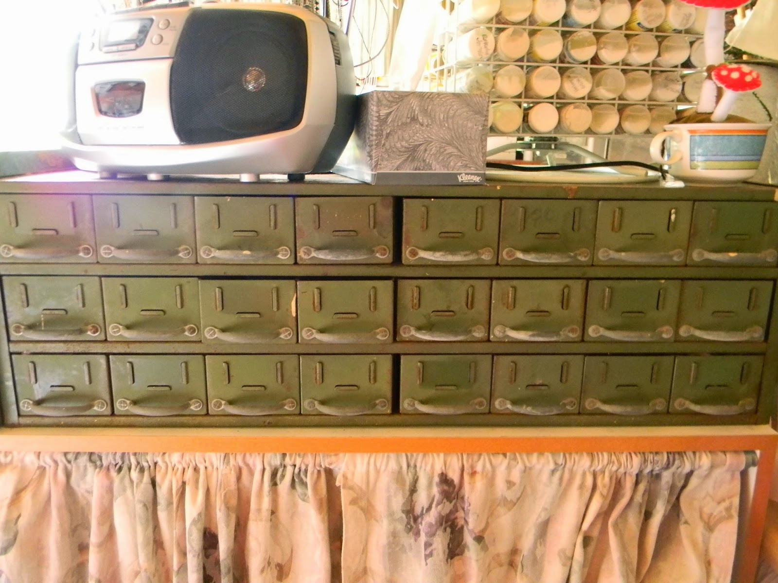 Artistic Endeavors 101: Vintage Storage Ideas