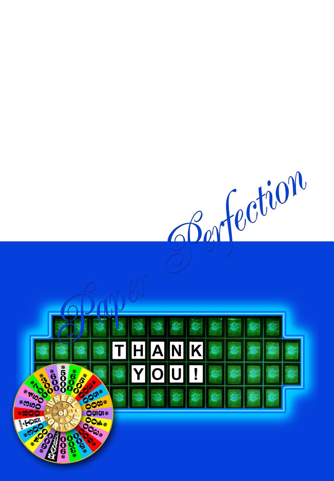 Paper Perfection: Wheel of Fortune Invitation and Party Printables